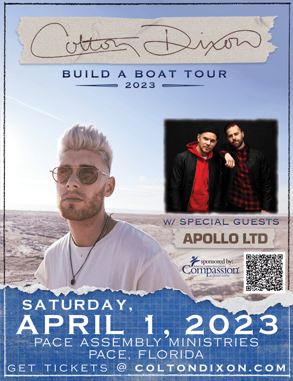 Colton Dixon | Build a Boat Tour 2023 | Positive Encouraging K-LOVE