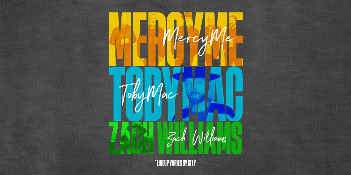 MercyMe, TobyMac, Zach Williams 2024 Fall Tour | Positive Encouraging K ...