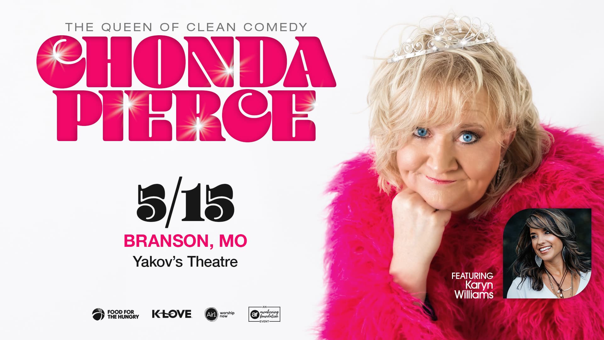 Chonda Pierce's The Queen of Clean Comedy Tour | Positive Encouraging K ...