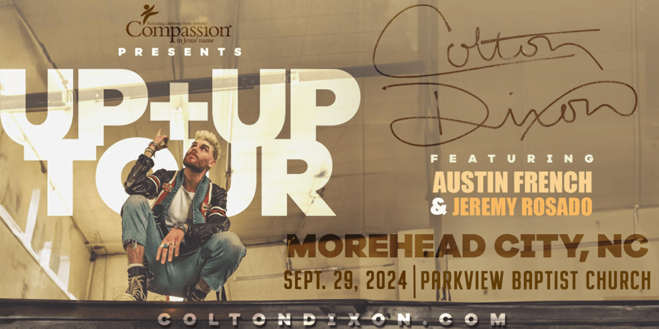 Colton Dixon UP + UP Tour featuring Austin French and Jeremy Rosado ...