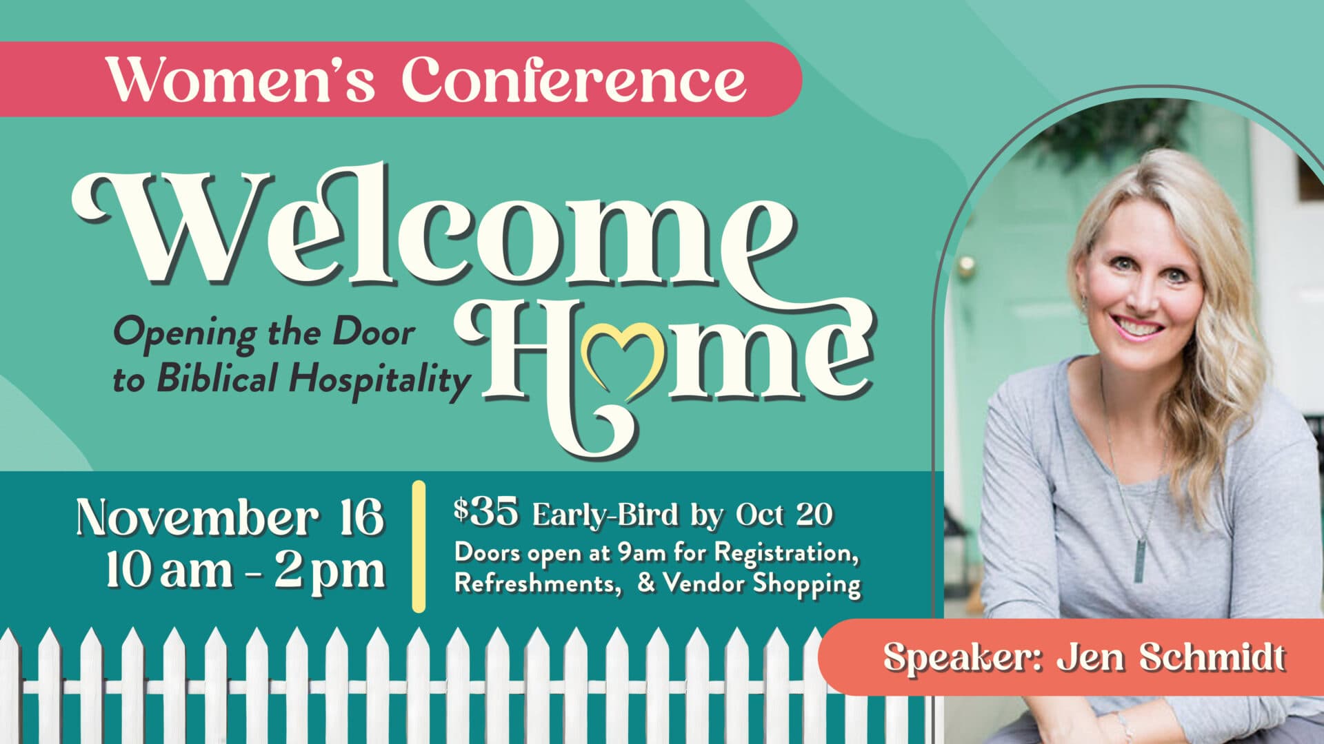 Welcome Home: Opening the Door to Biblical Hospitality with Jen Schmidt ...