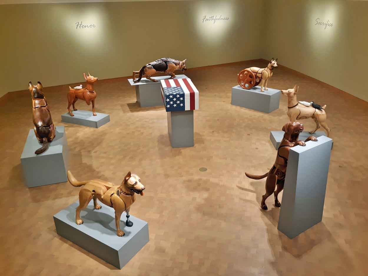Honoring Wounded Canine Warriors With Air Force Museum Show | Positive ...