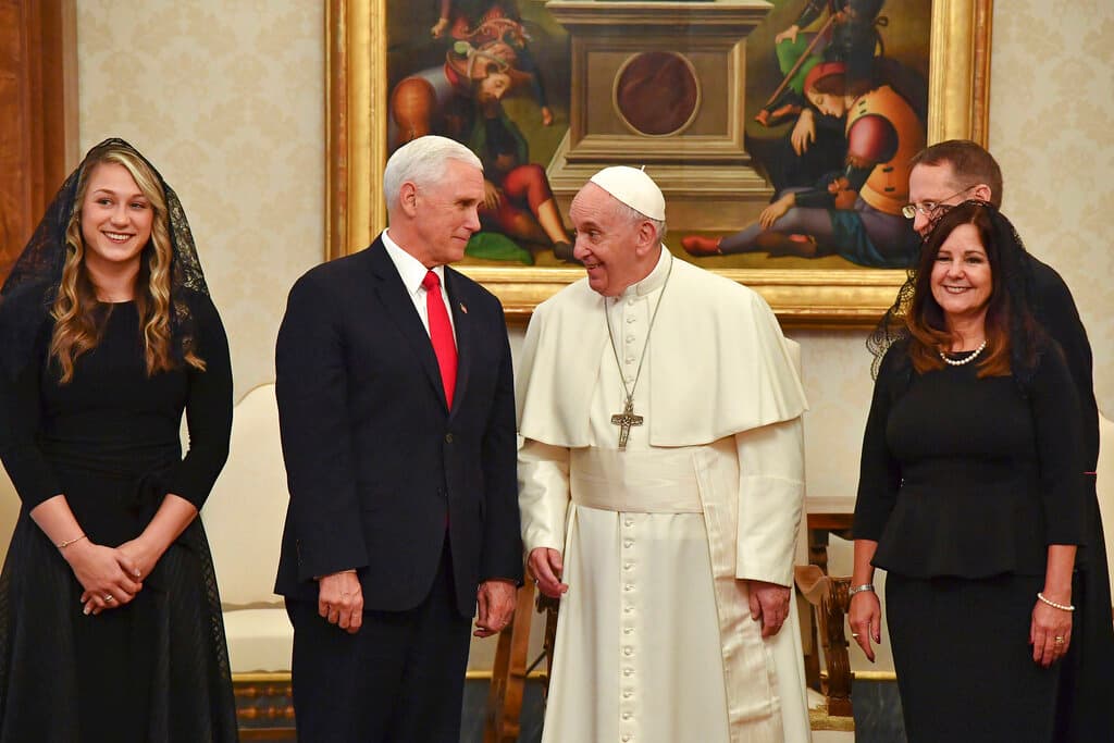 VP Pence Discusses 'Sanctity Of Life,' World Issues With Pope Francis ...
